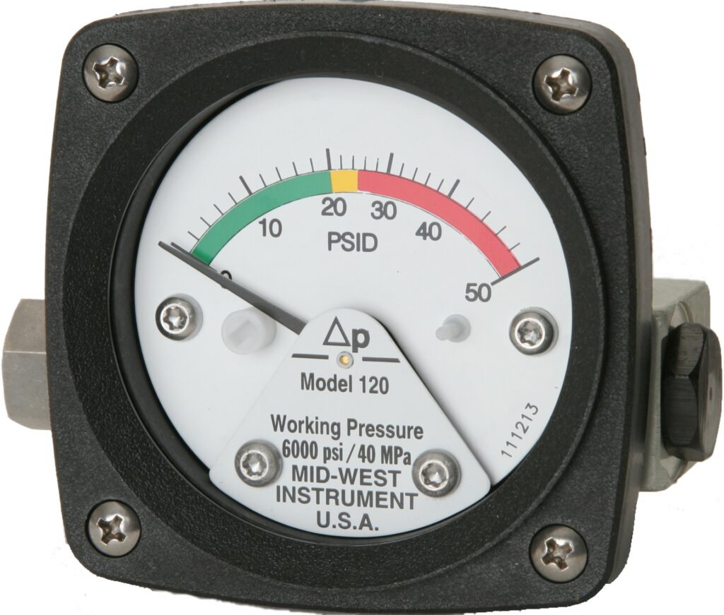 Differential pressure gauge - Håland Instrumentering