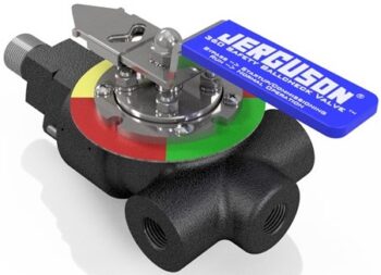 New design of safety ball check valve for Jerguson sight glasses for ...