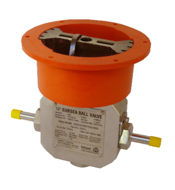 Subsea ball valve for ROV - Håland Instrumentering